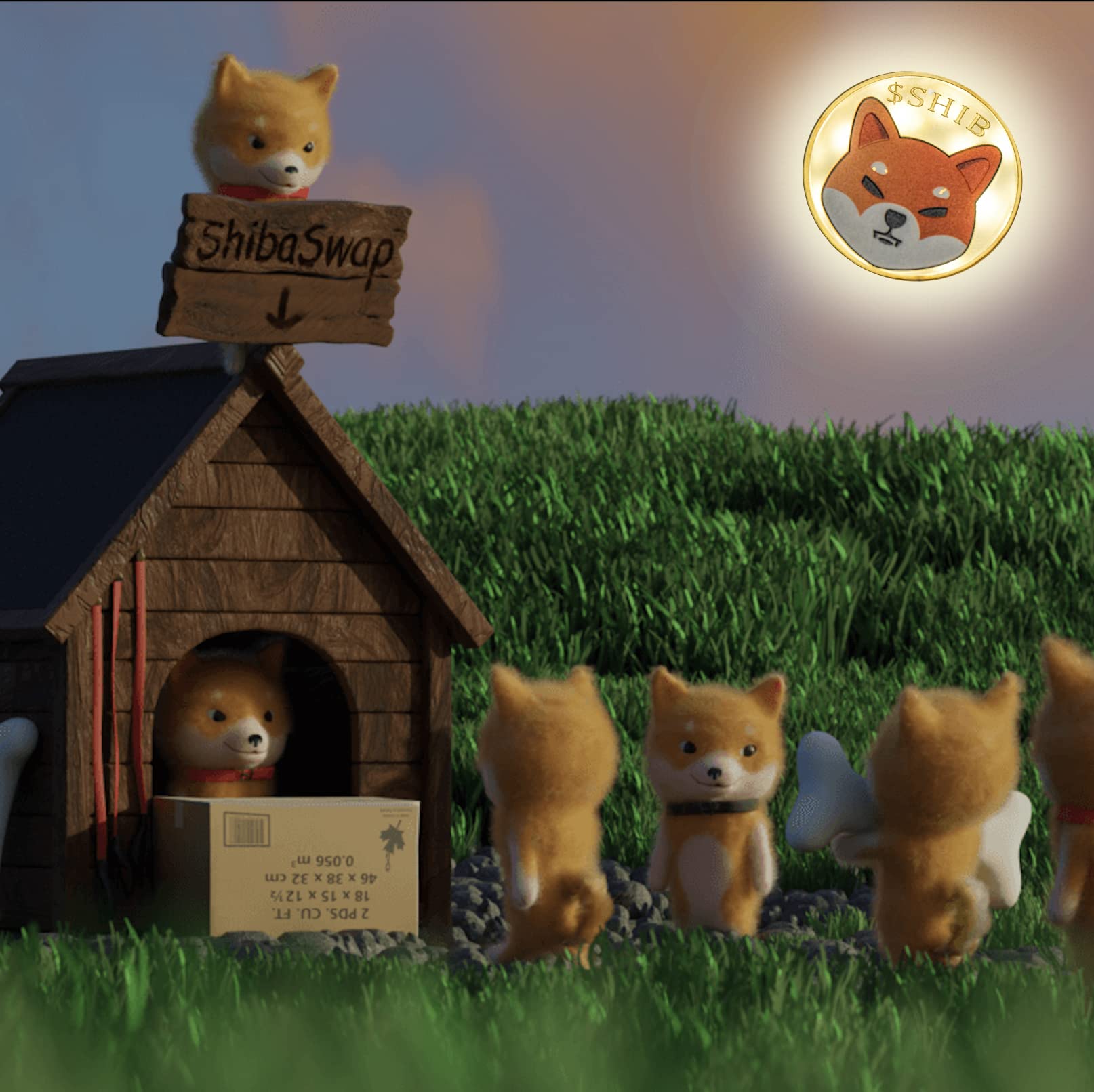 Real Physical Gold Plated Shiba Inu Coin[2022 Edition], Collectable ...