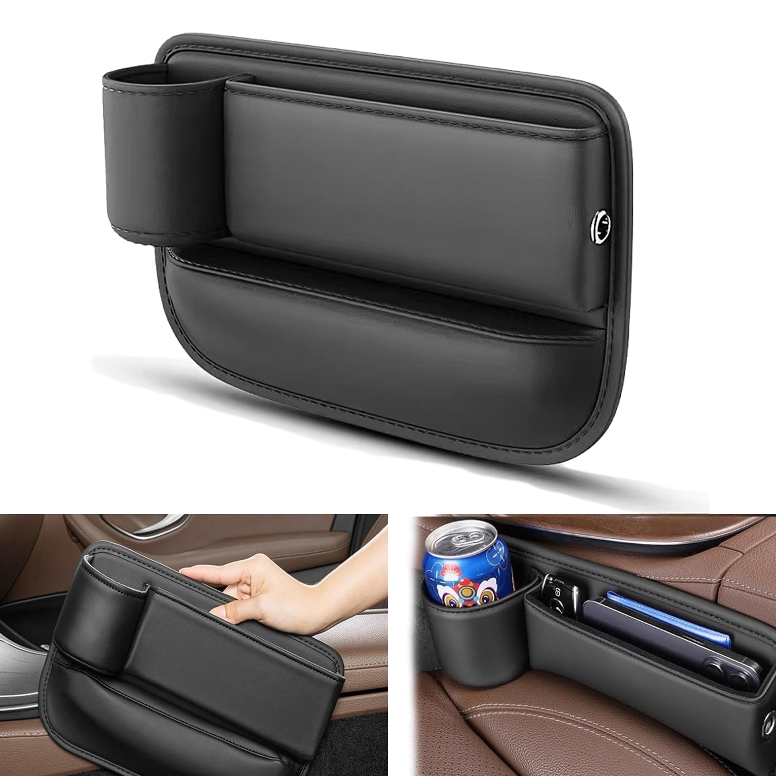 MAIHUO Car Seat Gap Filler Organizer,Universal Fit Car Seat Storage Box ...