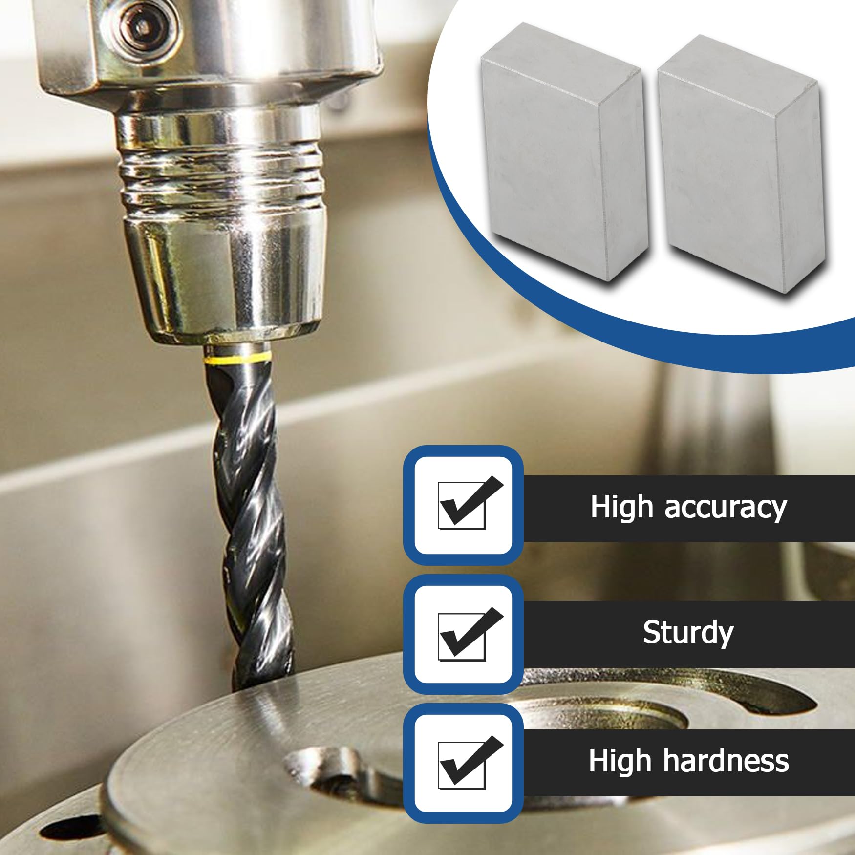 Snapklik.com : WFLNHB 1 X 2 X 3 Inch Blocks No Holes Matched Pair ...