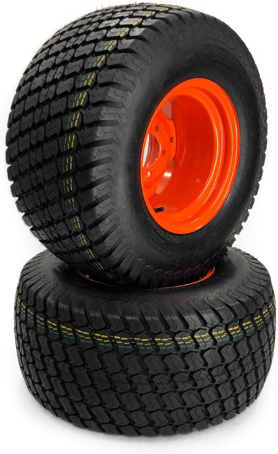 Amazon.com: MowerPartsGroup (2) Turf Wheel/Tire Assemblies 26x12.00-12 Fits Kubota BX2350D ...