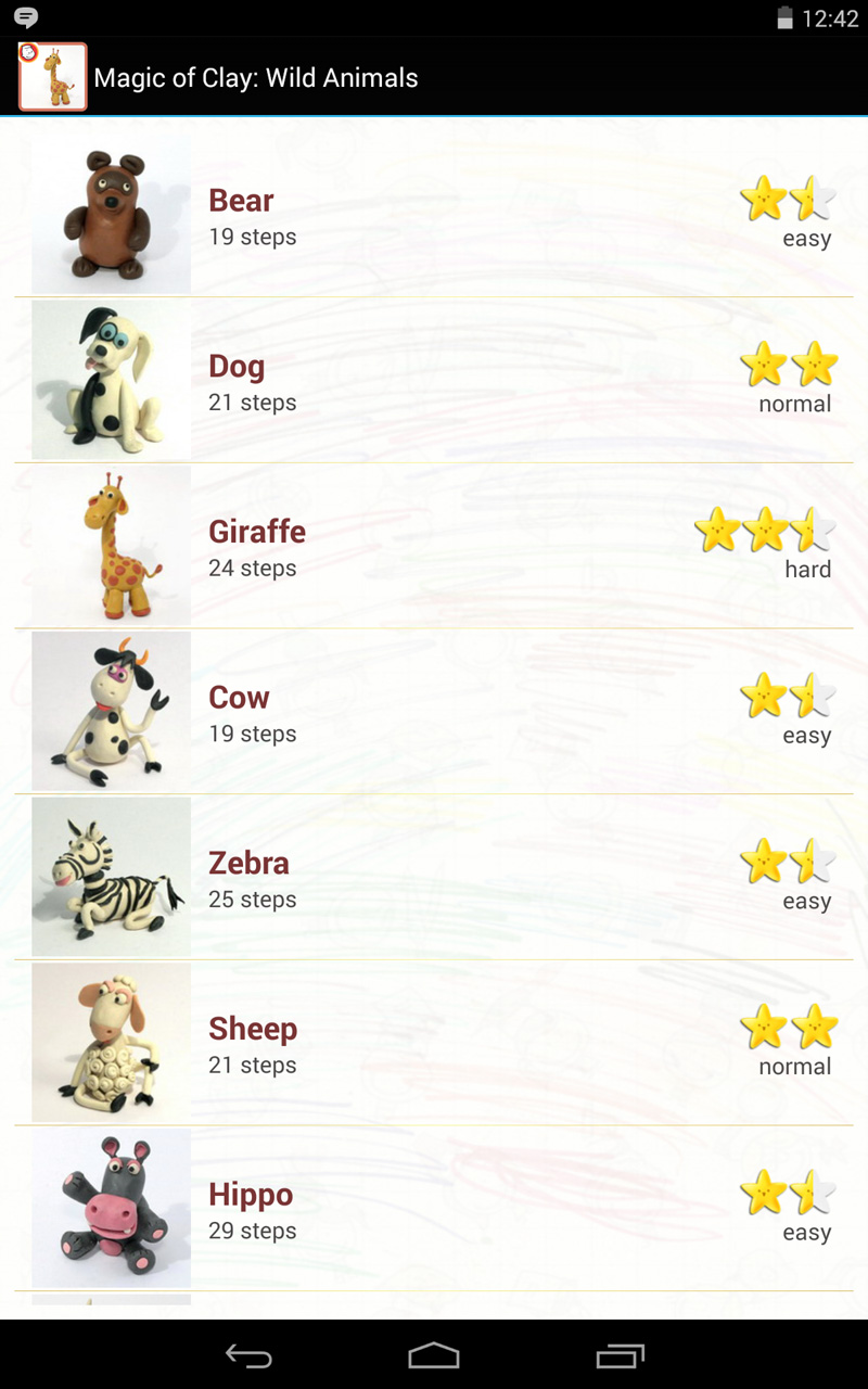 Clay Animals - App on Amazon Appstore