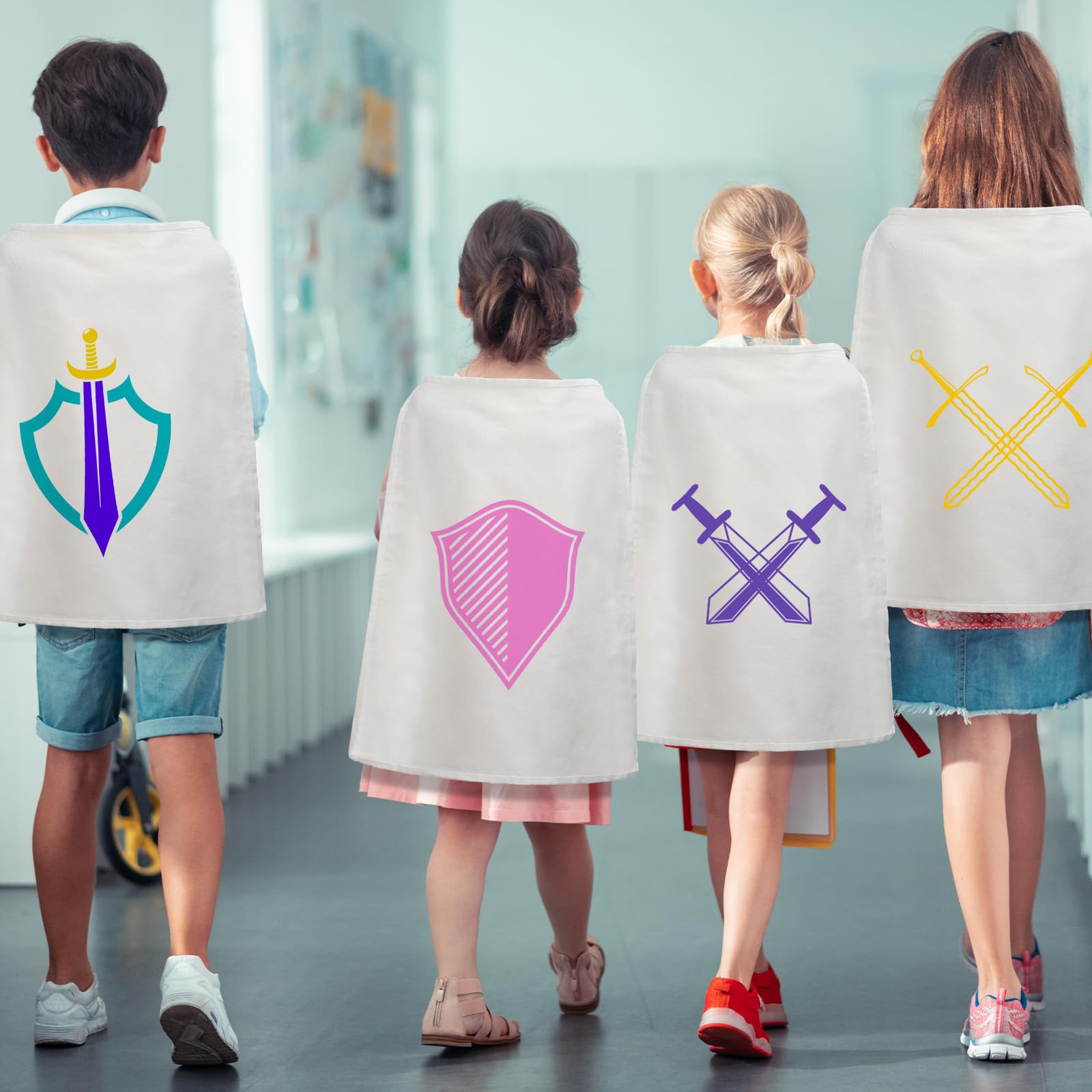 Snapklik.com : 36 Pcs Hero Capes Crafts Canvas Blank Cape To Decorate ...