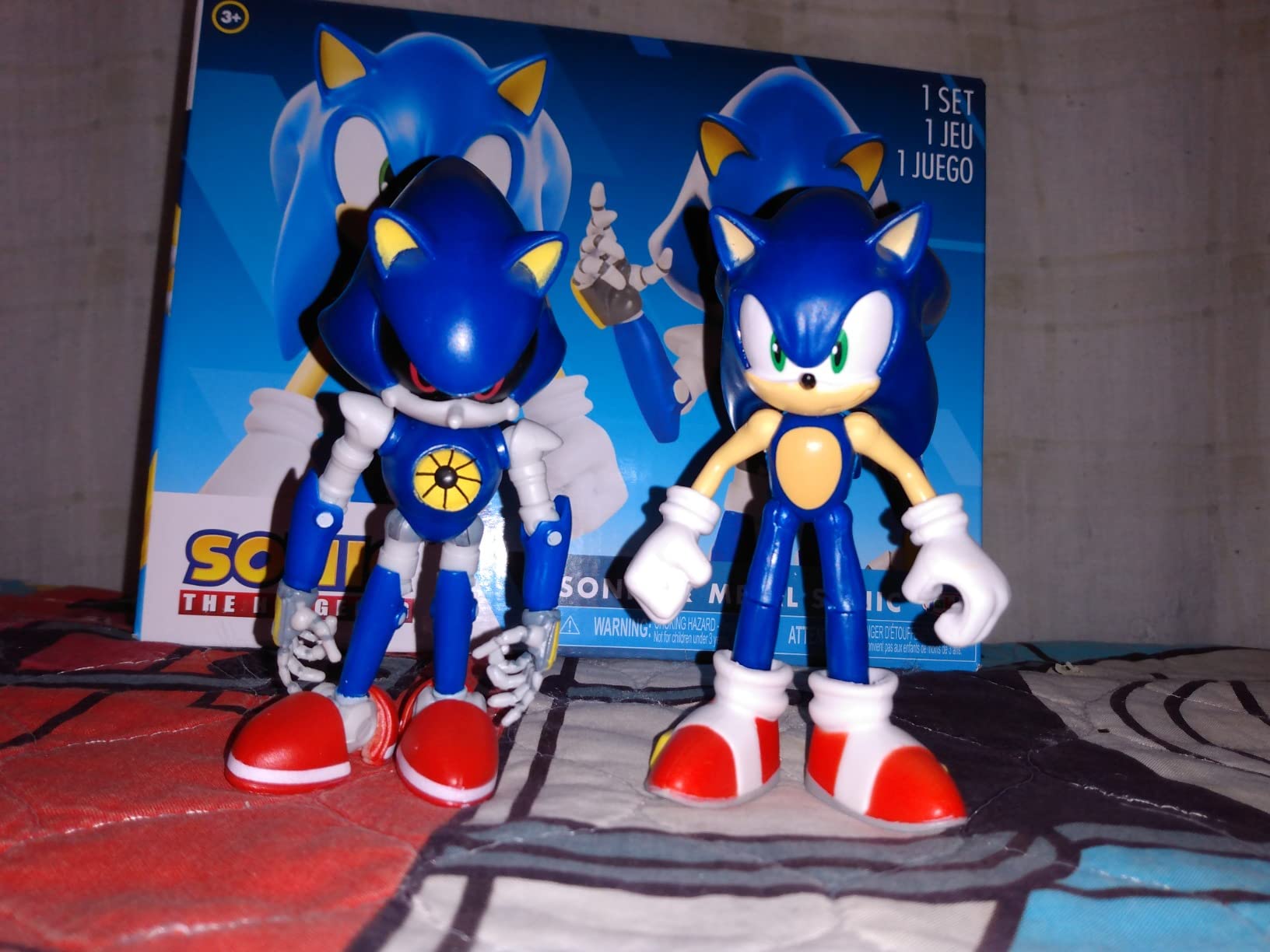 $10/mo - Finance Sonic the Hedgehog Sonic 4" Action Figure 2 Pack ...