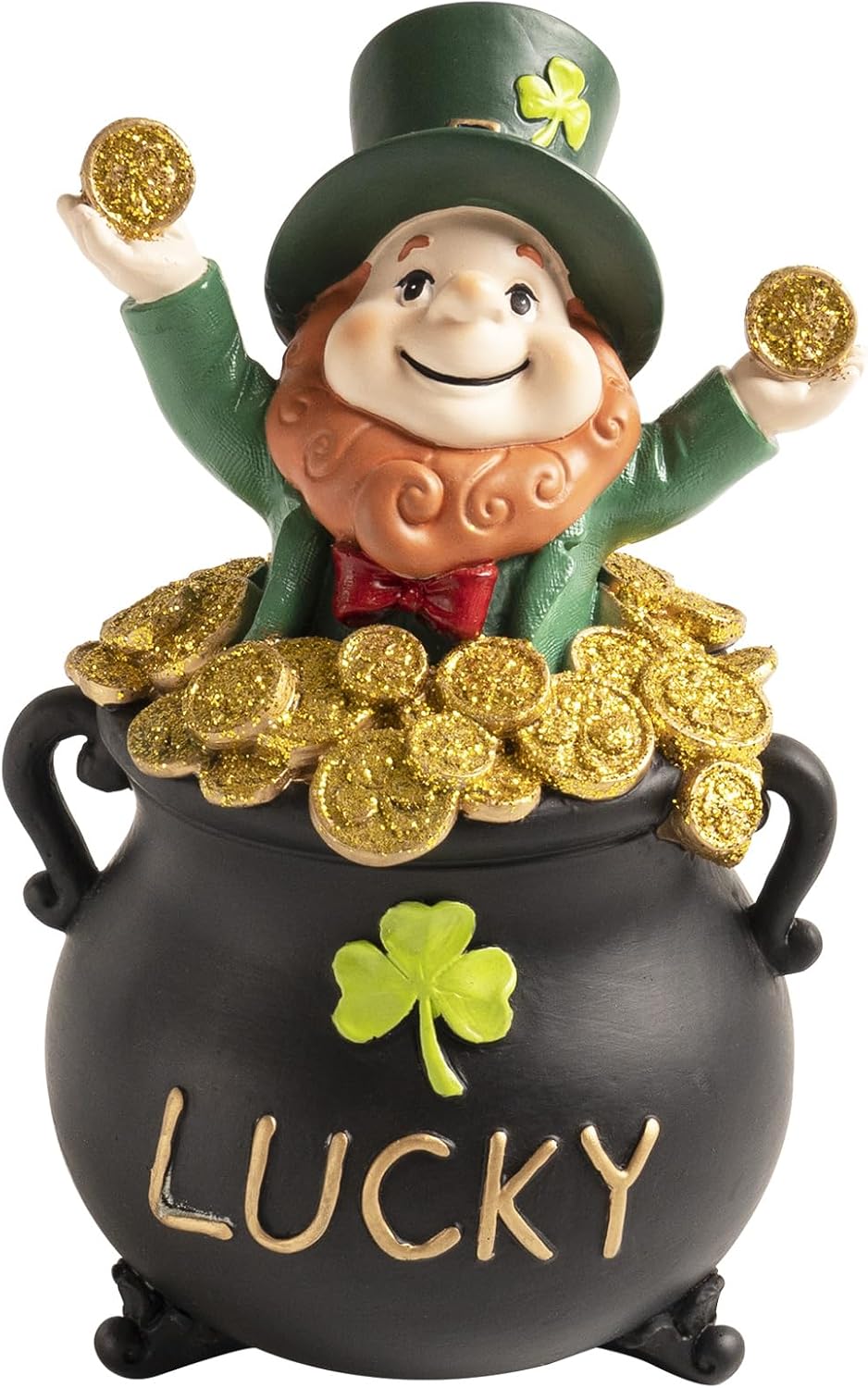 Amazon.com: Geemuslly St Patricks Day Leprechaun Pot of Gold ...