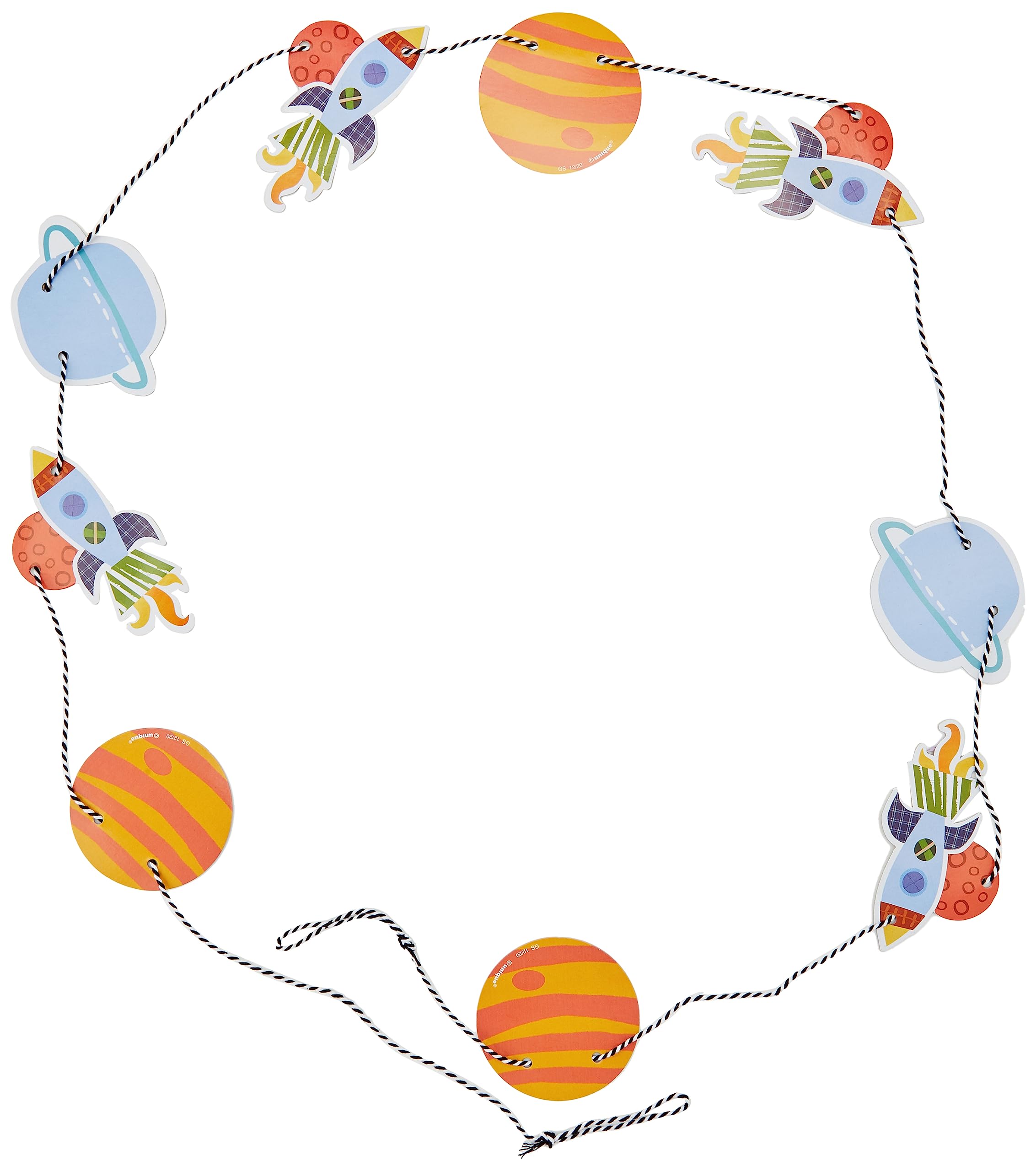 Amazon.com: Outer Space Cut Out Multicolor Banner - 5 ft. (1 Pc ...