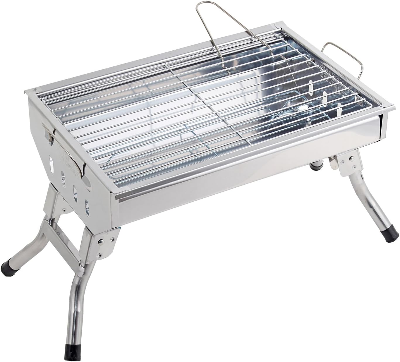 Amazon.com : Mini type charcoal barbecue grill with stainless body,iron ...