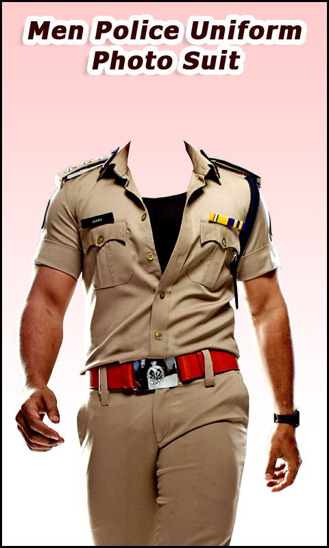 Men Police Uniform Photo Suit - Aplicativo na Amazon Appstore