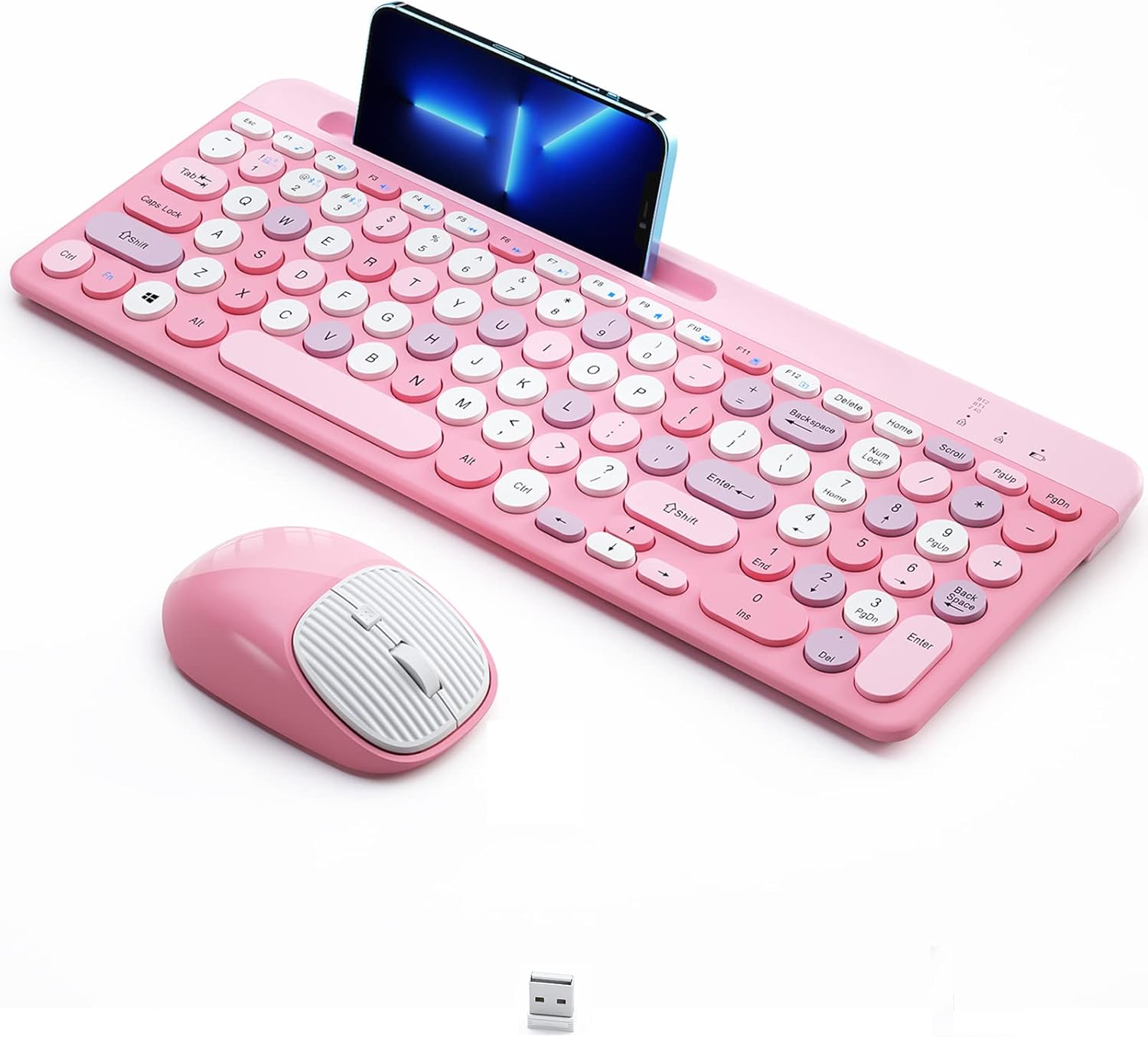 Amazon.com: Wireless Keyboard and Mouse Combo,Bluetooth Rechargeable ...