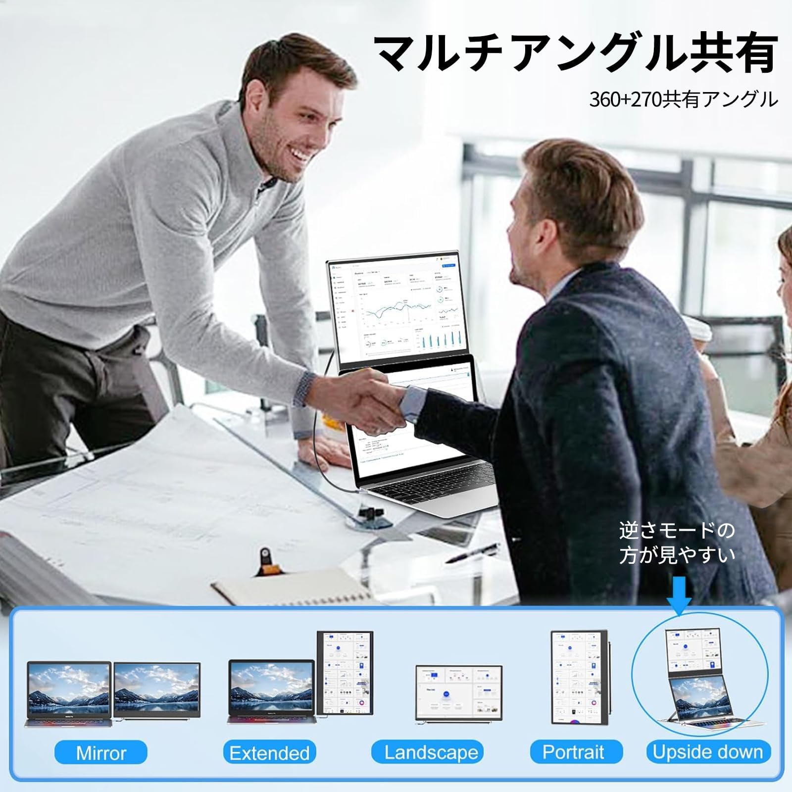 Amazon.co.jp: デュアルディスプレイ 15.6イン モバイルモニター