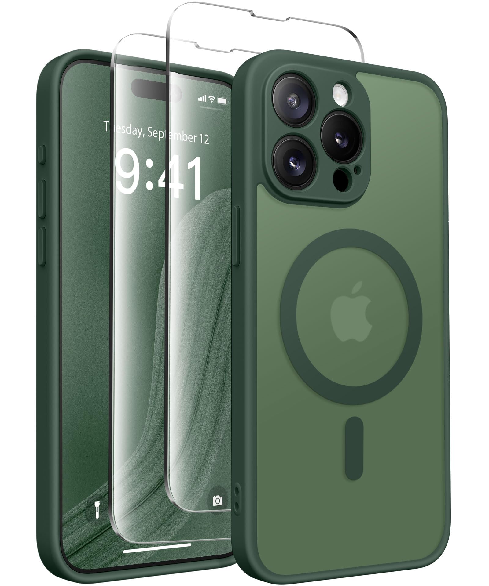 Amazon.com: CAPRRO Magnetic for iPhone 15 Pro Max Case, [Compatible ...