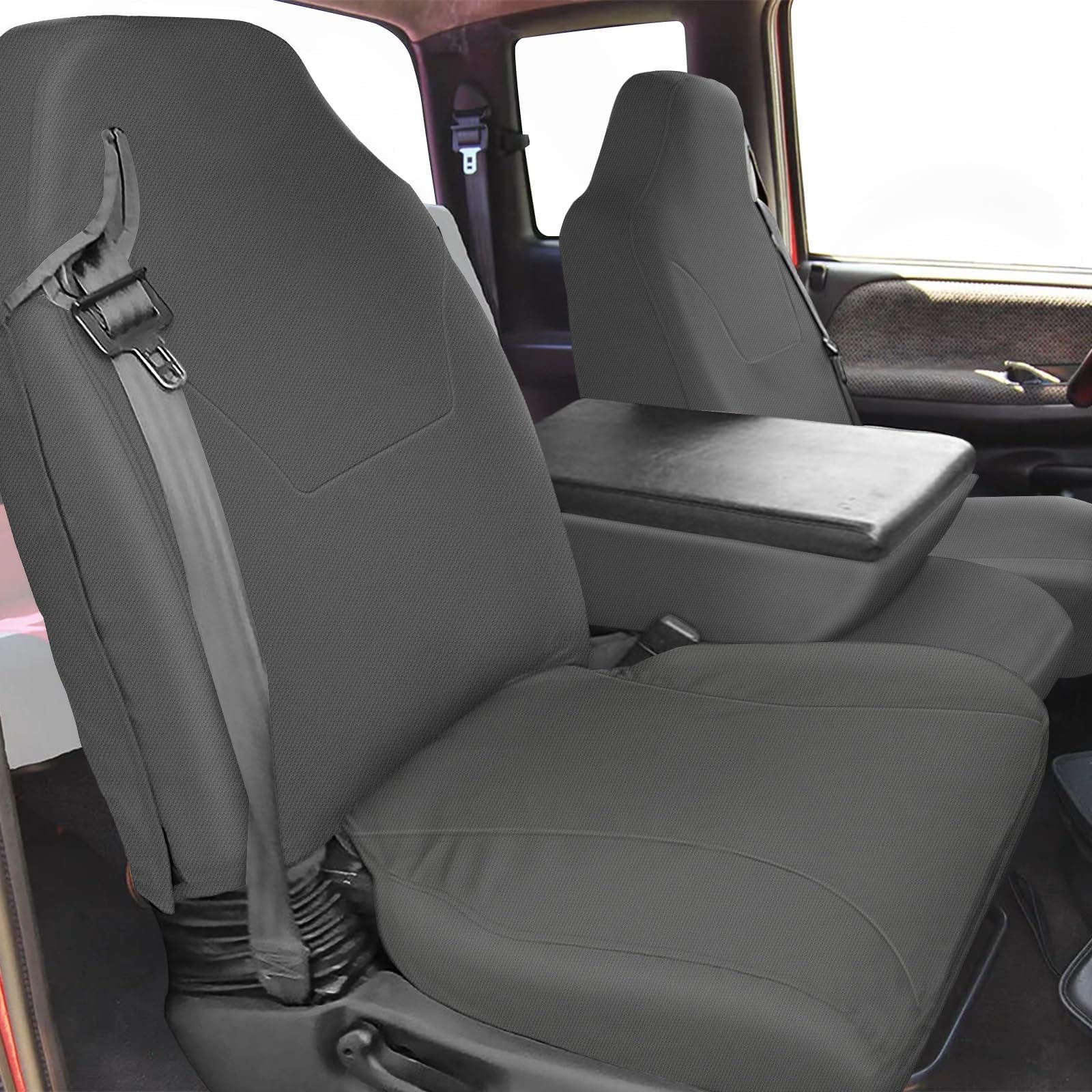 Kistrba Front Truck Seat Cover Compatible with 1998-2002 Dodge Ram Quad ...