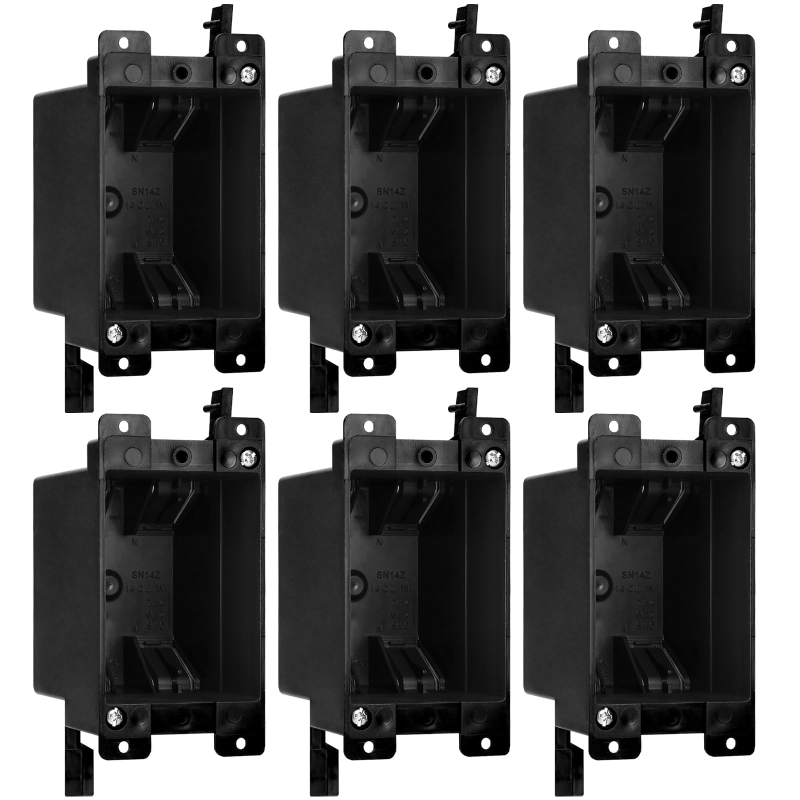 Snapklik.com : TOMSHIELE Old Work 1-Gang Outlet Box, 1-Gang 14 Cu In ...