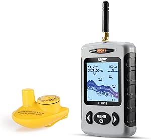 Lucky Sonar Handheld Fish Finder Wireless Transducer Handheld Fish ...
