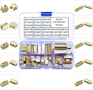 Amazon.com: Kidisoii JST Connector Kit, XH2.5 SMT Header Jst 2.54mm Pitch IC Socket Plugs ...