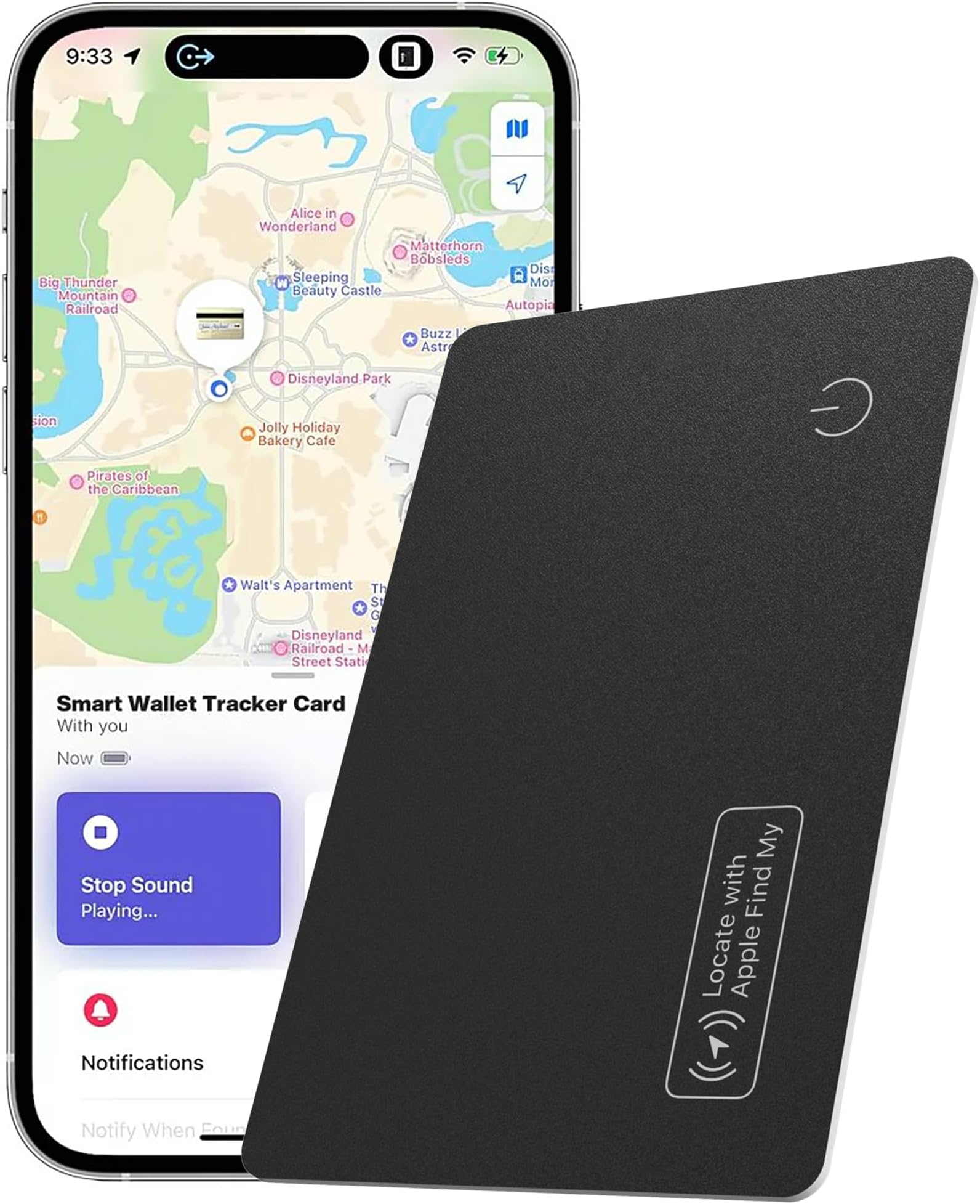 Wallet Tracker Smart Card – Buscador de objetos perdidos GPS recargable ...