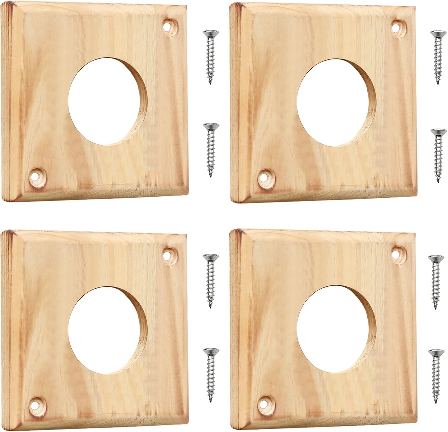 Amazon.com: 4 Pieces Bluebird House Predator Guard,Wooden Birdhouse ...