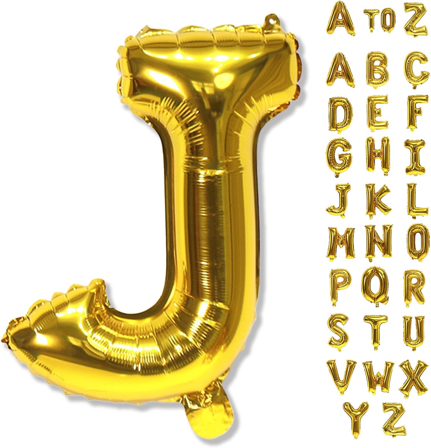 Amazon.com: Foil Letter Balloons 40 Inch, Big Alphabet J Word Balloons ...