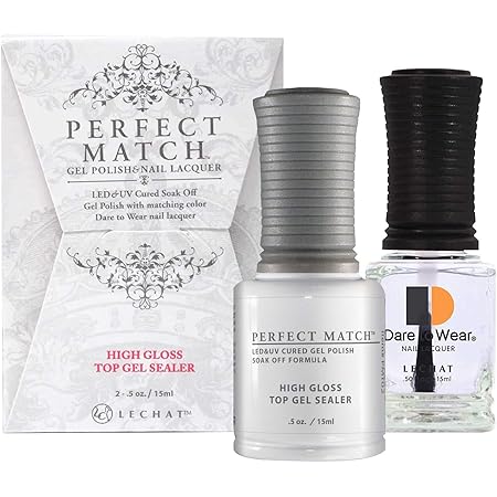 Amazon.com: LECHAT Perfect Match Gel Polish + Matching Nail Lacquer ...