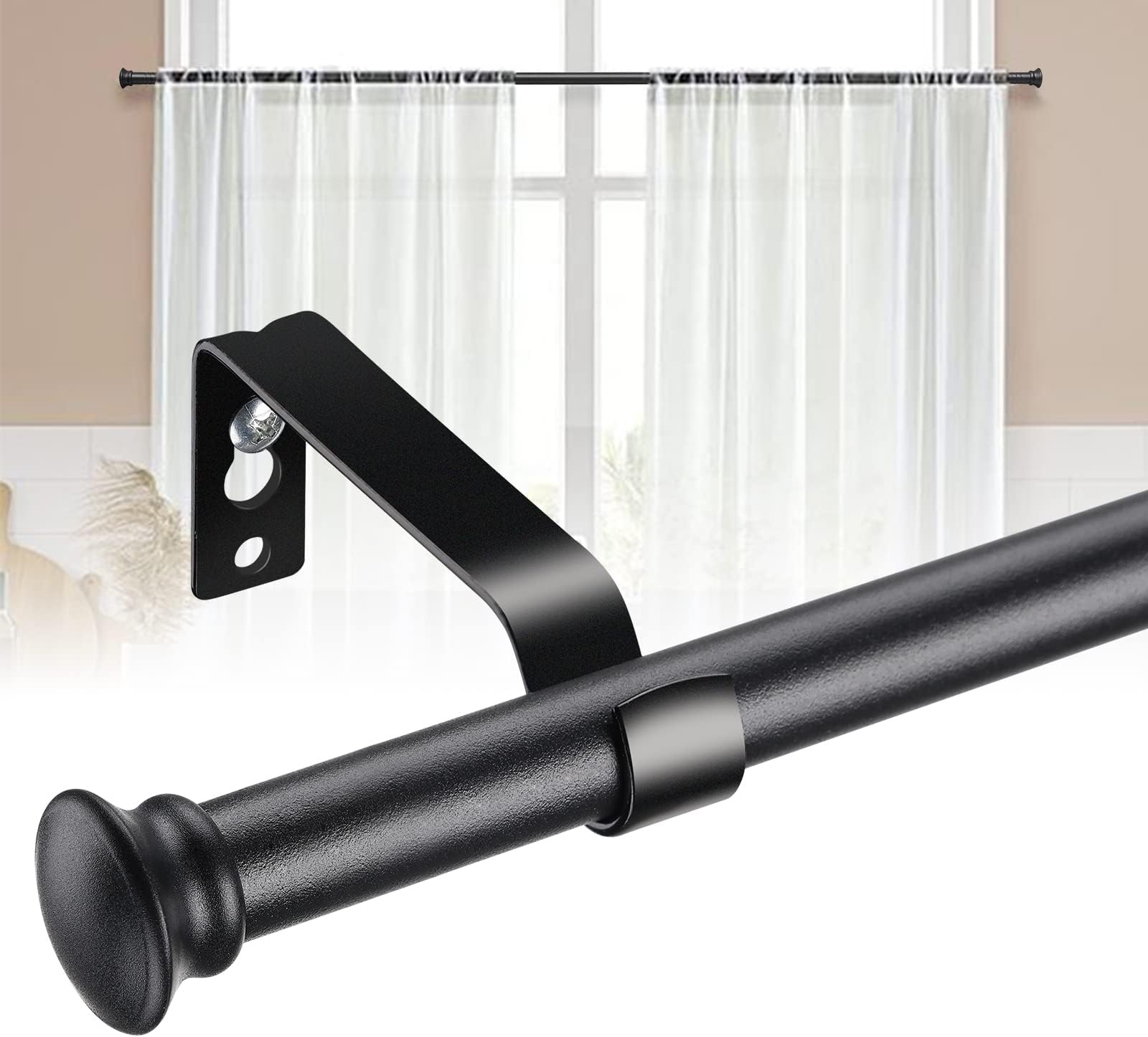 Amazon.com: Rod Desyne 7/16" Barrel Cafe Rod, 18-28" - Black : Home ...