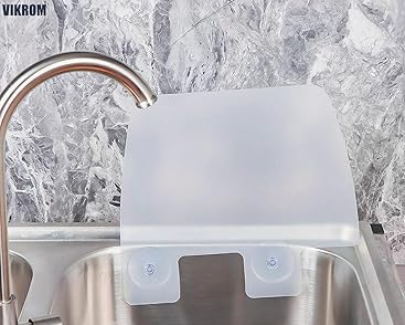 Amazon.com: 3 Pcs Sink Splash Guard Suction Cup - 9.7x11" Splash Guard ...