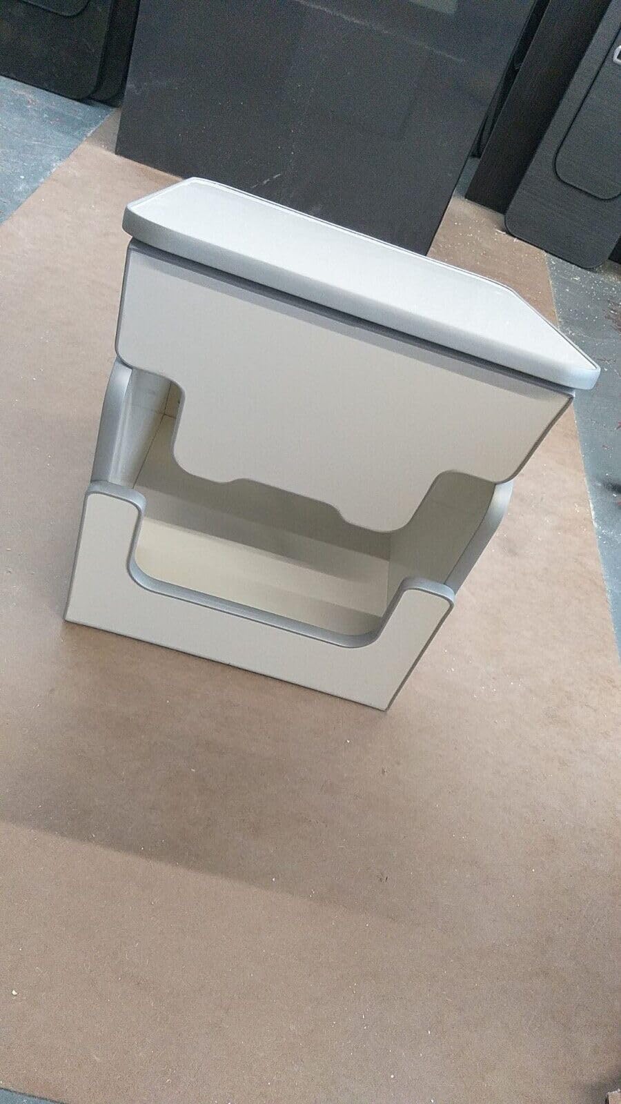 Thetford Porta Potty Box White Grey Silver Trim VW T4 T5 T6 Campervan ...