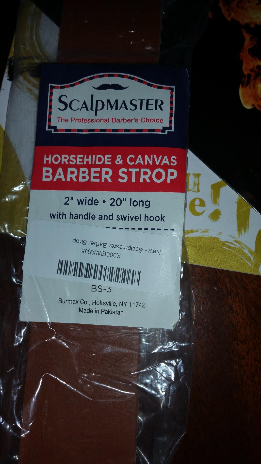 Amazon.com : SCALPMASTER Barber Strop 23.5" Long and 2.2" Wide Horse ...