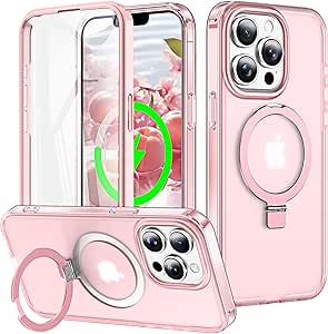 Amazon.com: Turquiase for iPhone 13 Pro Max Full Body Shockproof Case with Magnetic Invisible ...