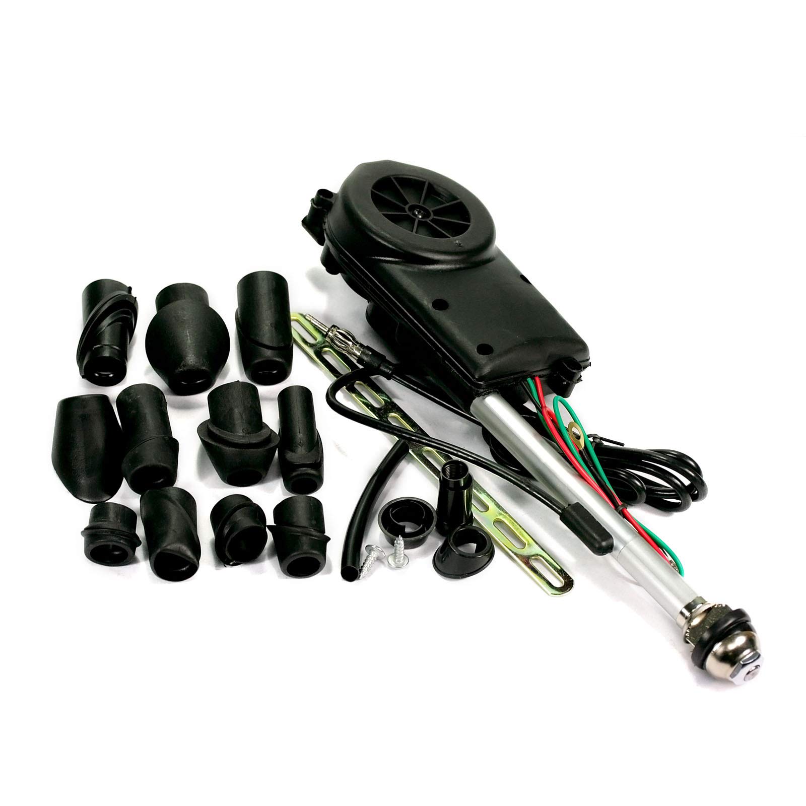 Buy Car Electric Mast Aerial Replacement Kit Universal Power Antenna ...