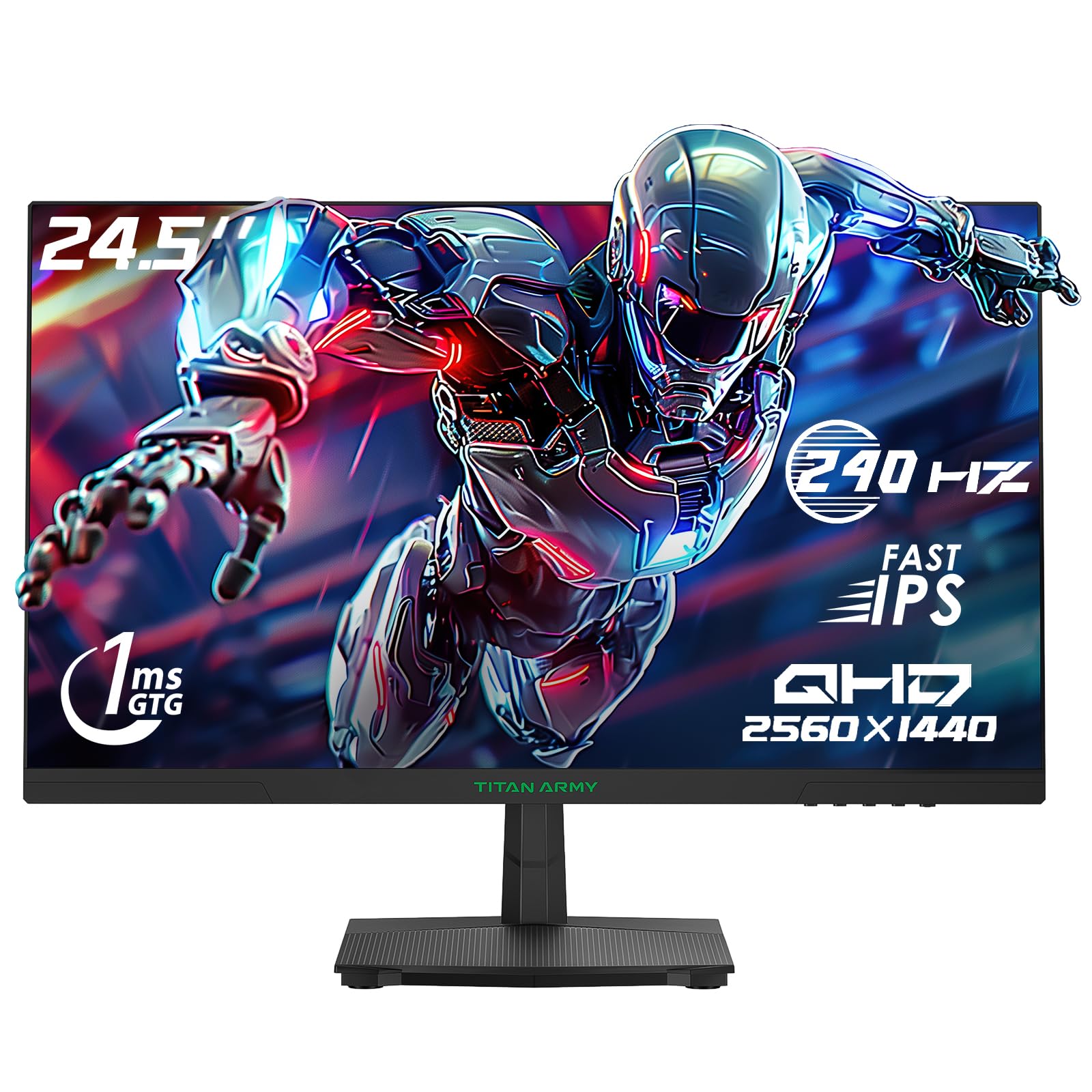 Snapklik.com : 24.5 Inch 240Hz 1440p Gaming Monitor,QHD 2560 X 1440p ...