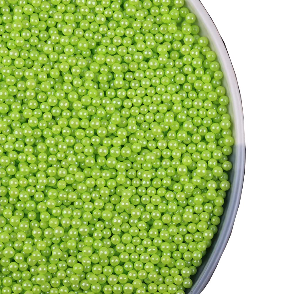 Snapklik.com : Green Sprinkles Edible Pearl,Cake sprinkles,Cookie ...