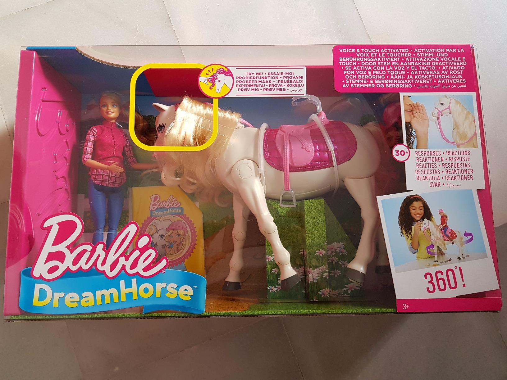 Amazon.es: Barbie Caballo Súper Interactivo con muñeca (Mattel FRV36 ...