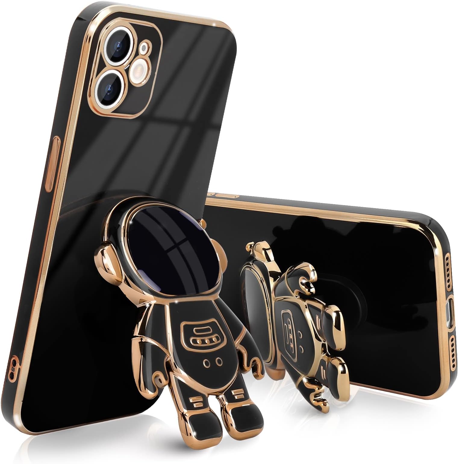 Amazon.com: Pepmune Compatible with iPhone 12 Case Cute 3D Astronaut ...