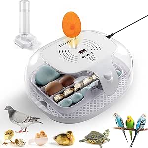 Amazon.com : Krodrch Egg Incubator, 16 Incubators for Hatching Eggs with Automatic Egg Turning ...