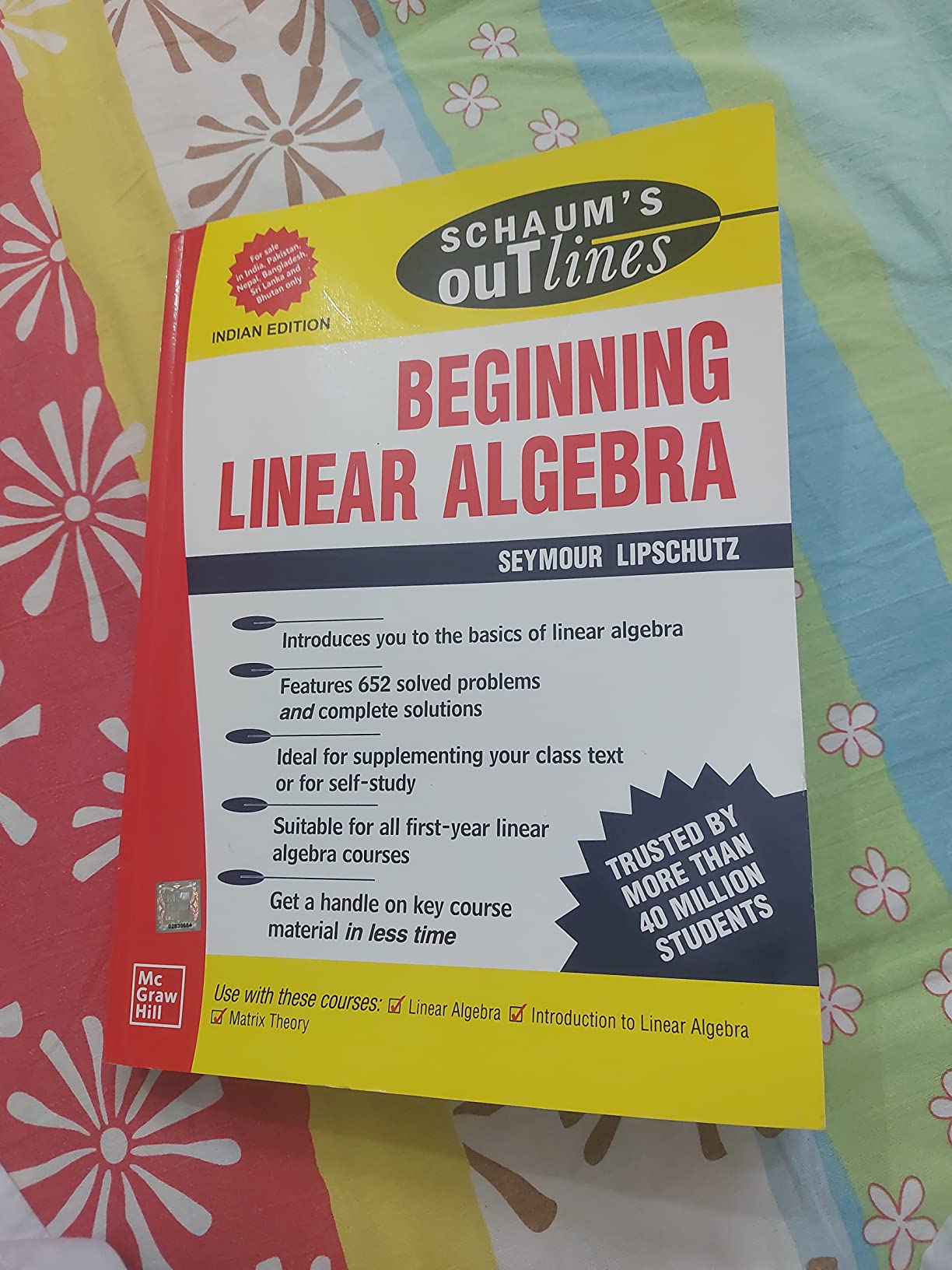 Buy Schaum's Outline of Beginning Linear Algebra (Schaum's Outlines ...