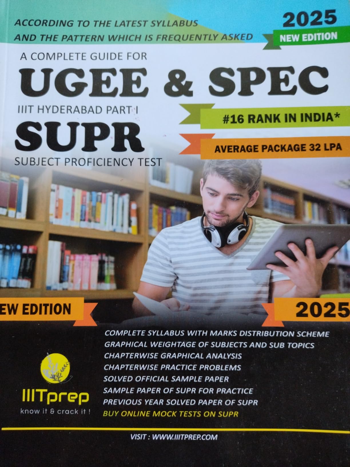 IIITprep UGEE SUPR Guide 2025 | IIIT Hyderabad : IIITprep: Amazon.in: Books