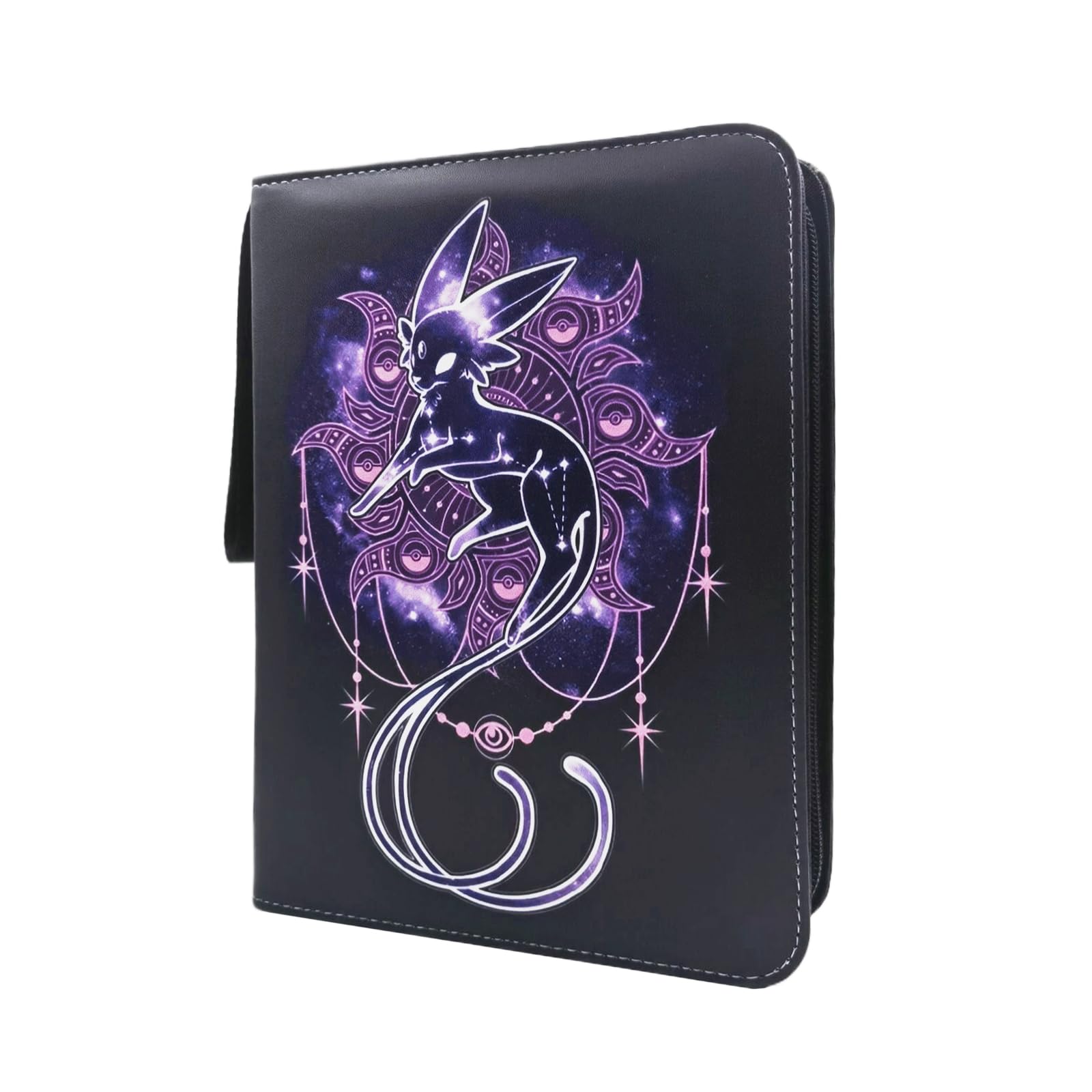 Amazon.com: Trading Card Binder,4-Pocket Card Binder Holder with 50 ...