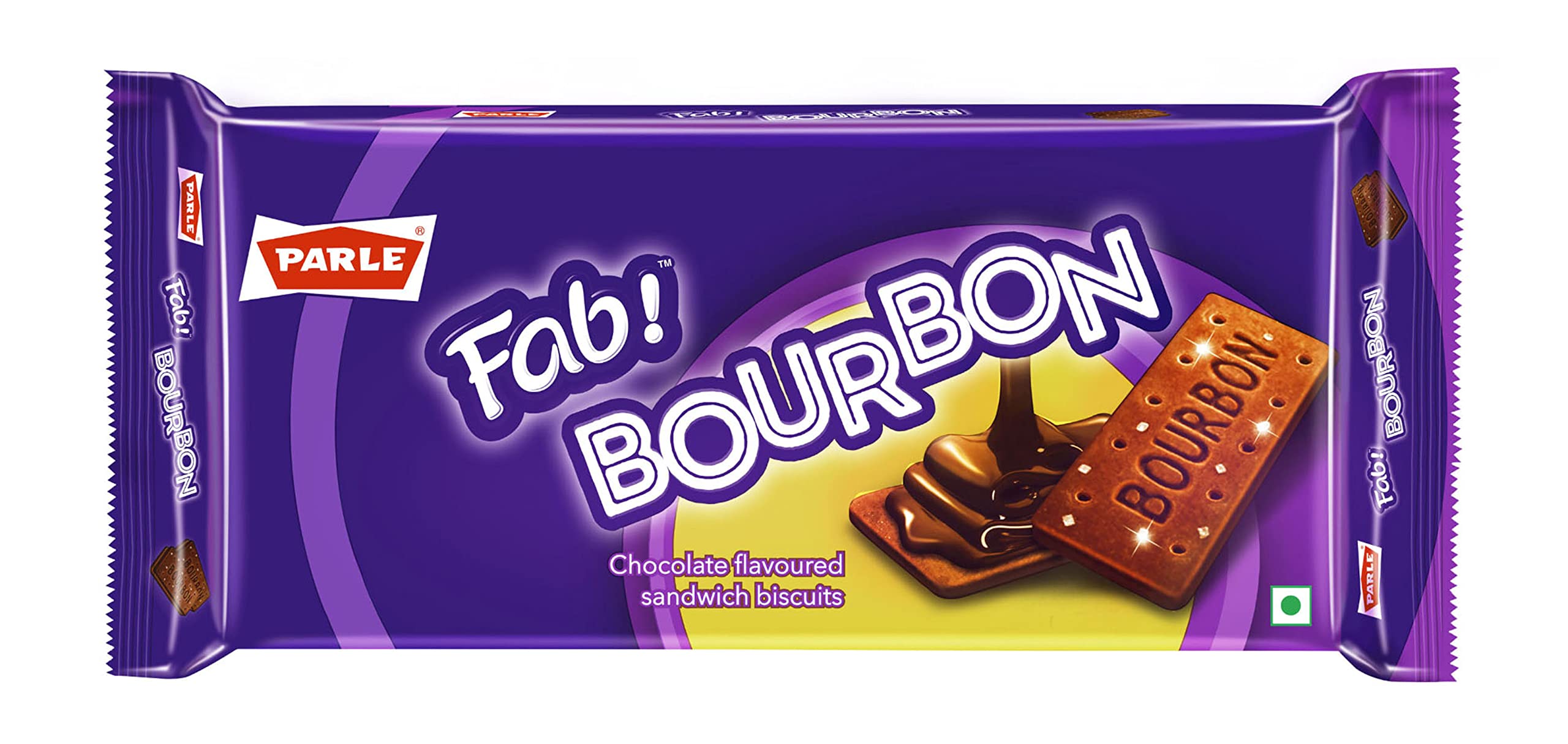 Parle Fab Bourbon 500 Gm, Multicolor, Chocolate : Amazon.in: Grocery ...