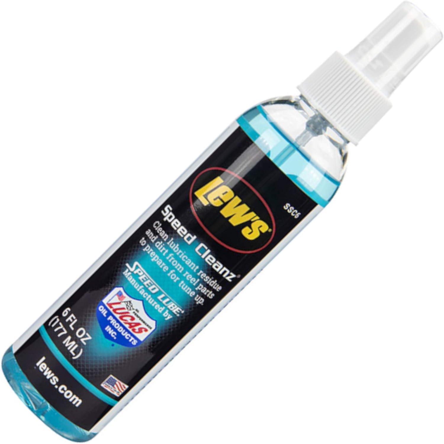Lew's (SSC6) Speed Cleanz Reel Cleaner, 6-Ounce, Gentle Cleanser for ...