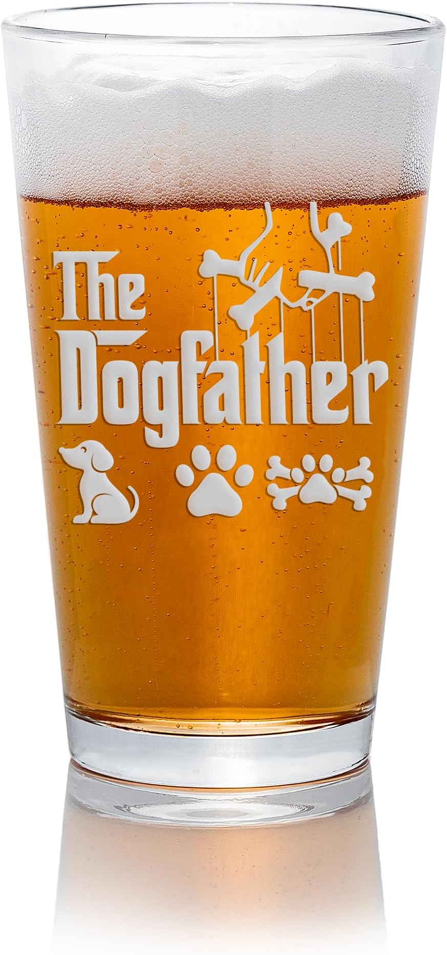 Amazon.com | Dog Dad Beer Glass for Men With Pets - Unique Gifts for ...
