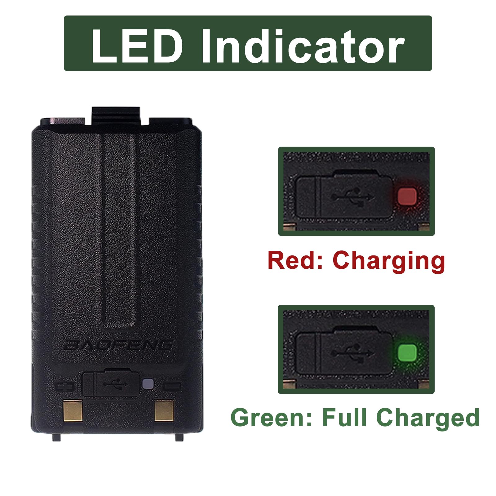 Baofeng Radio Accessory Case BL-6AA: 6 X AA Alkaline Battery Case For ...