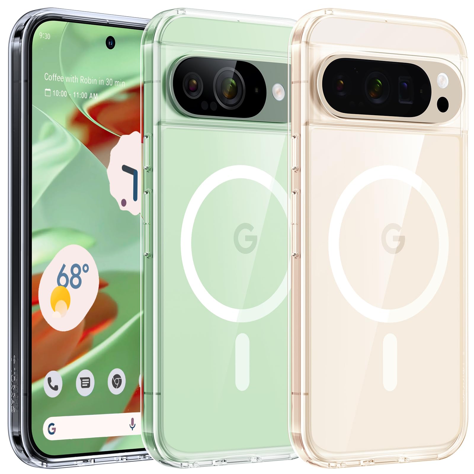 Amazon.com: TORRAS Magnetic Shockproof for Google Pixel 9 Pro Case ...