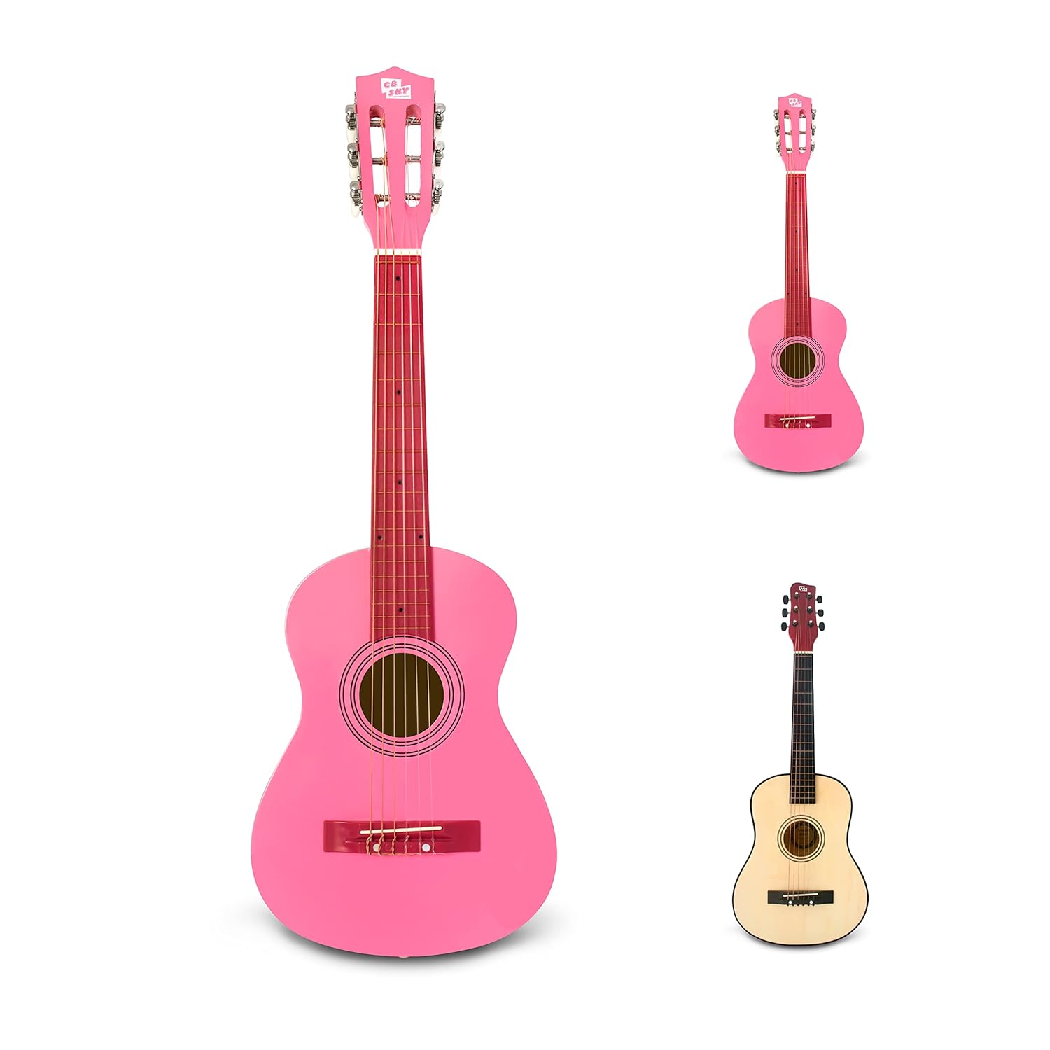 CB SKY 30" Wooden Classical Guitar for Kids/Boys/Girls/Beginners/Guitar ...