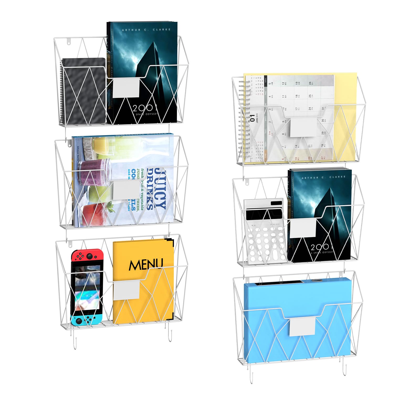 Snapklik.com : SZJUANWANG Hanging Wall File Organizer, Mesh Wall ...