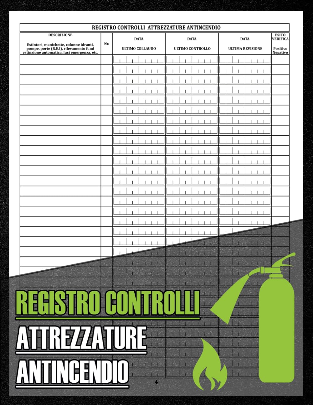 Registro Controlli Attrezzature Antincendio: Registro di sicurezza ...