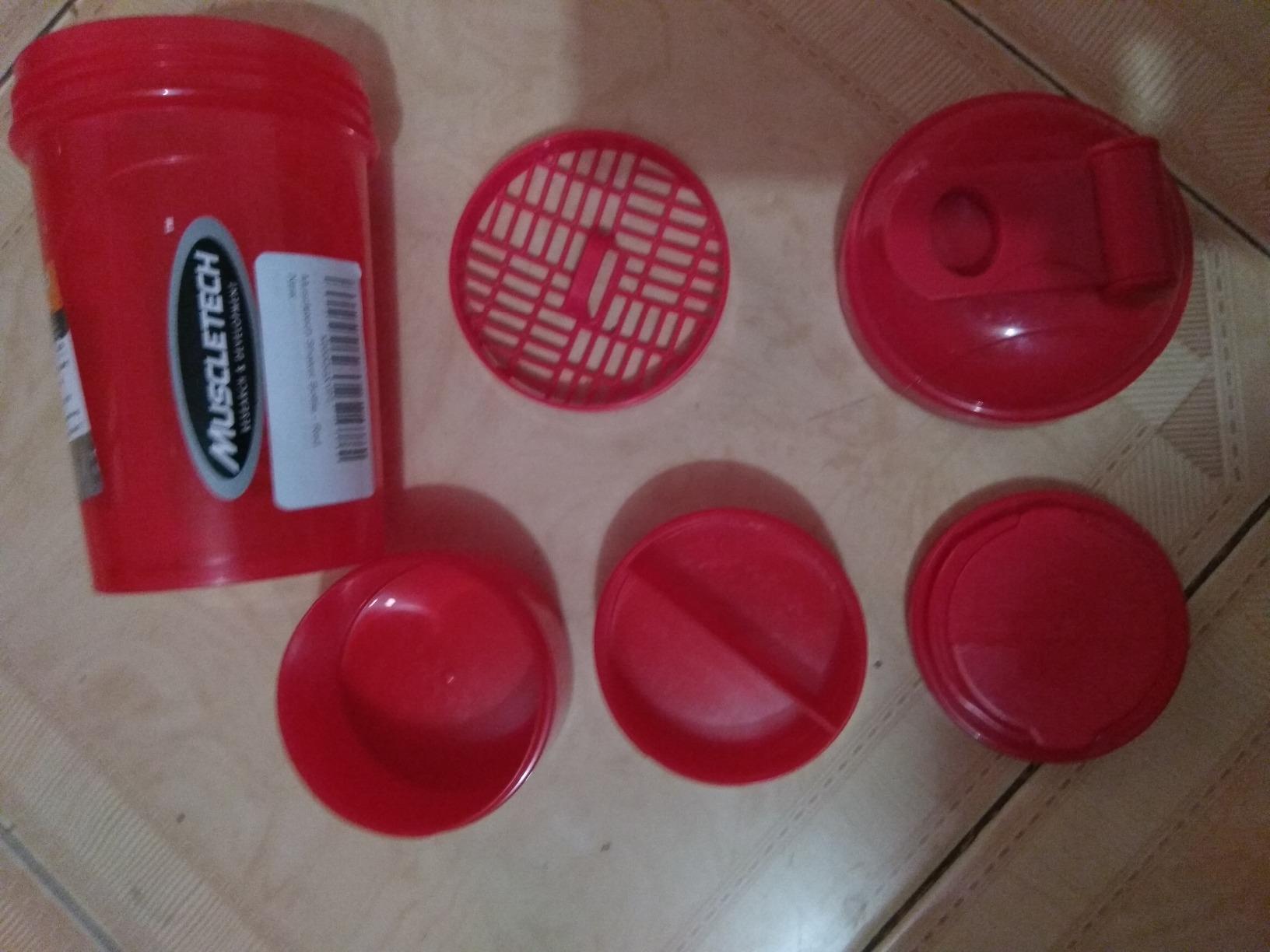 Muscletech Shaker Bottle - Red, 500 ml : Amazon.in: Health & Personal Care