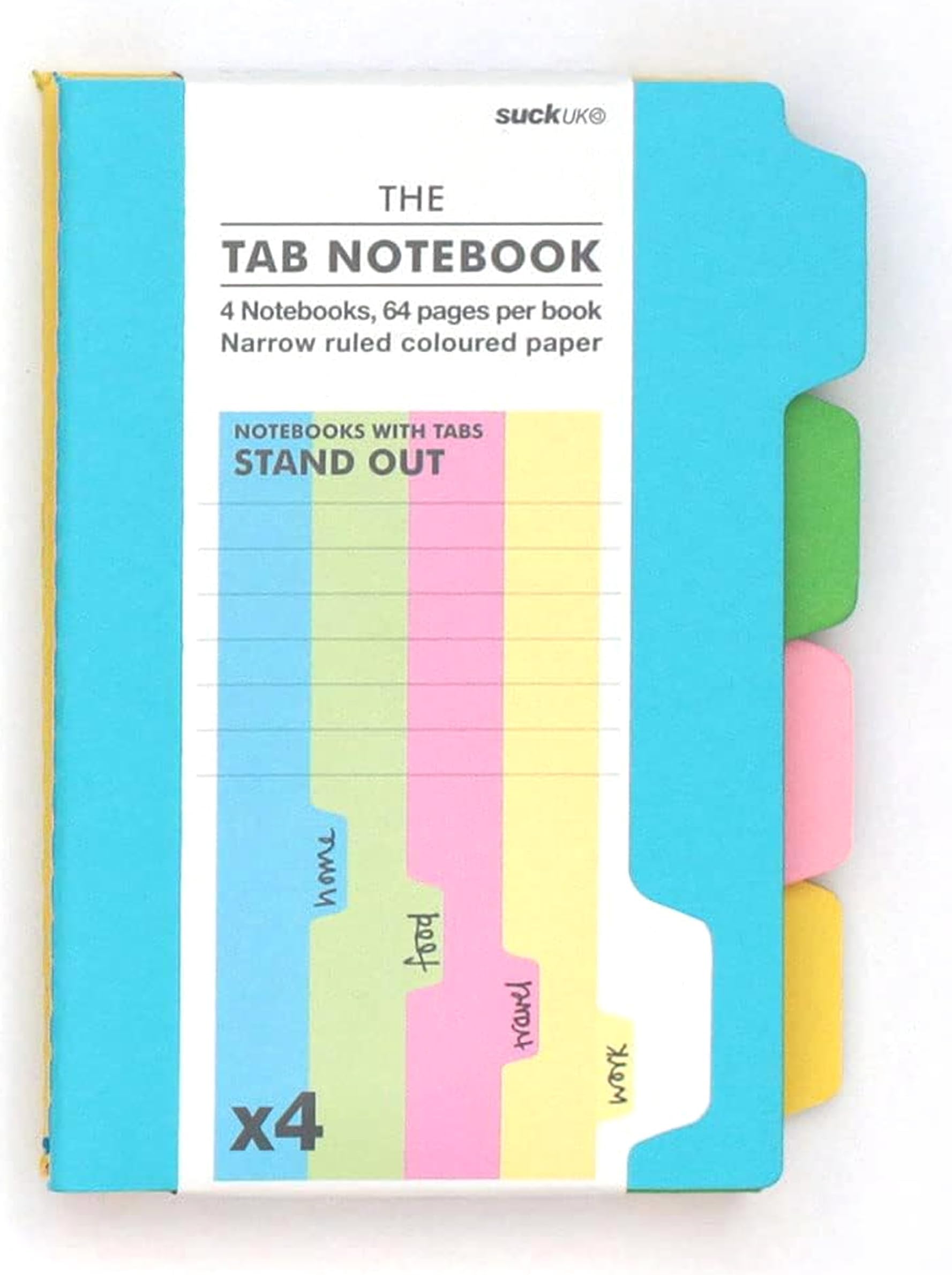 Amazon.com : Suck UK | Tab Notebook | A6 Journal Notebook | Tabbed ...