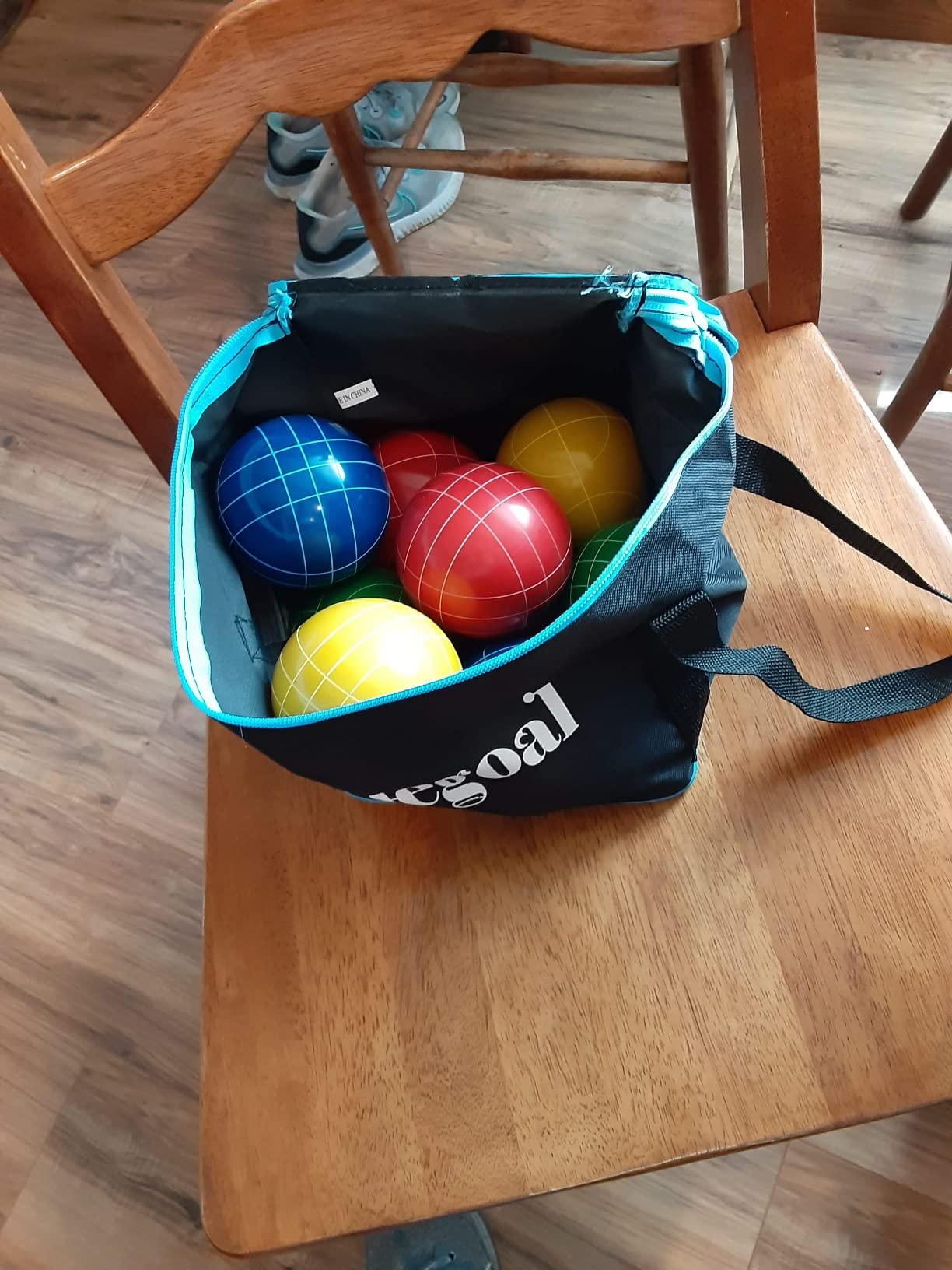 $8/mo - Finance Juegoal Bocce Ball Set, 90mm Red, Green, Blue and ...