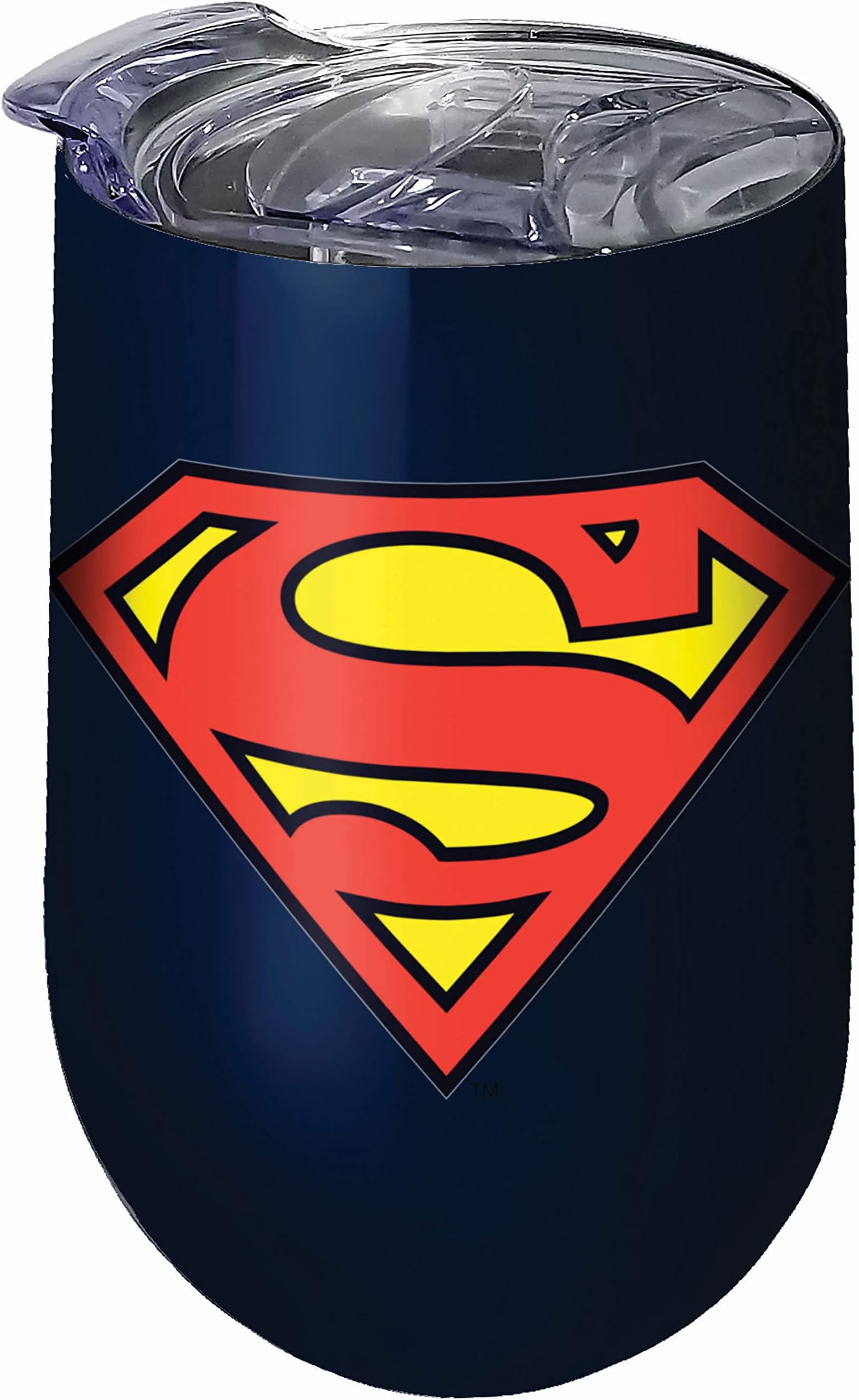 Amazon.com | Spoontiques - Superman Stainless Steel Cup with Straw ...