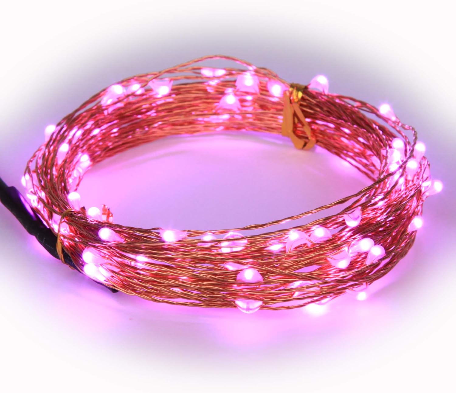 Amazon.com : BLUDRO Pink LED String Lights USB Plug Solid ON Mode 33Ft ...