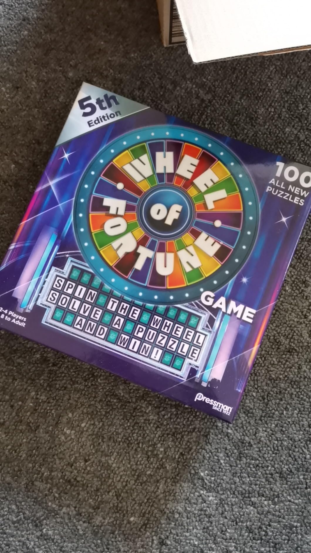 Wheel of Fortune Game 4th Ed.: Spin The Wheel, Solve a Puzzle and Win ...